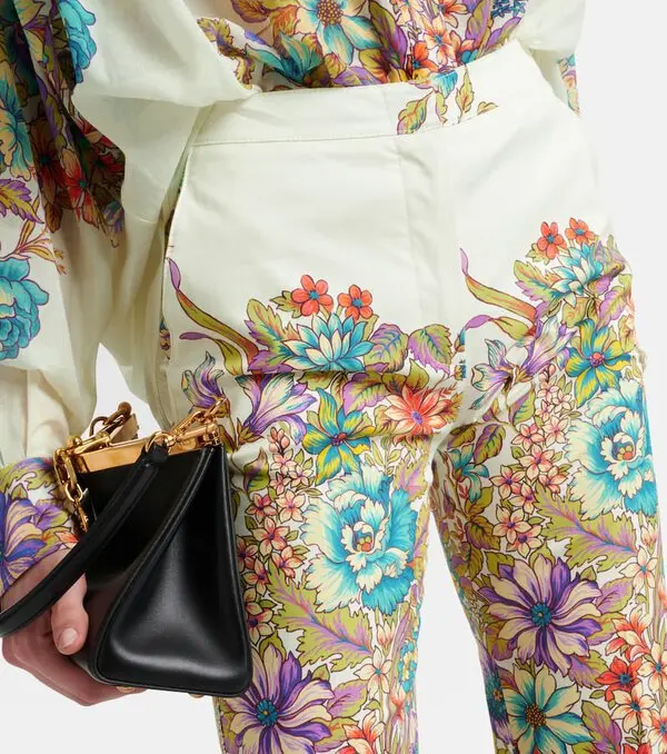 Etro Floral Flared Pants