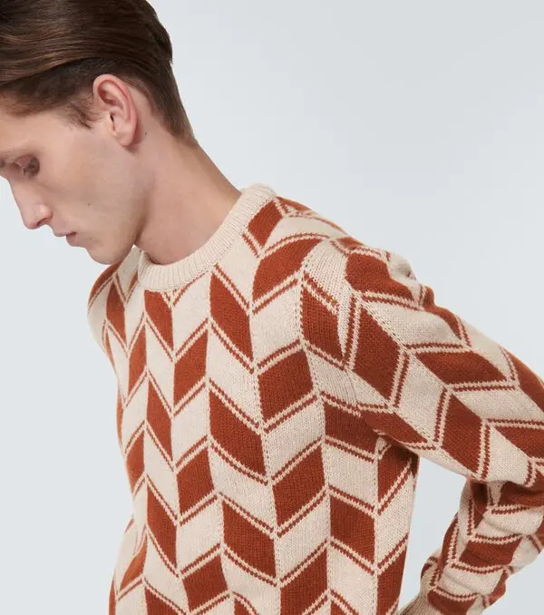 Kiton Cashmere Intarsia Sweater