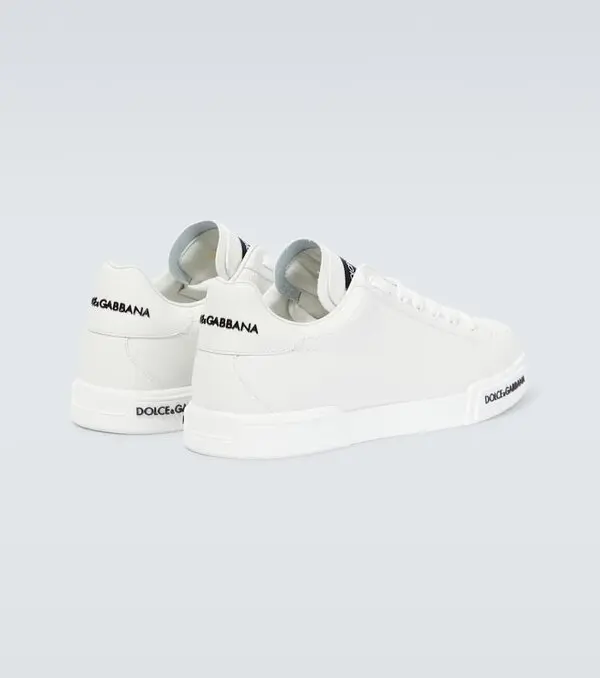Dolce & Gabbana Logo Leather Sneakers