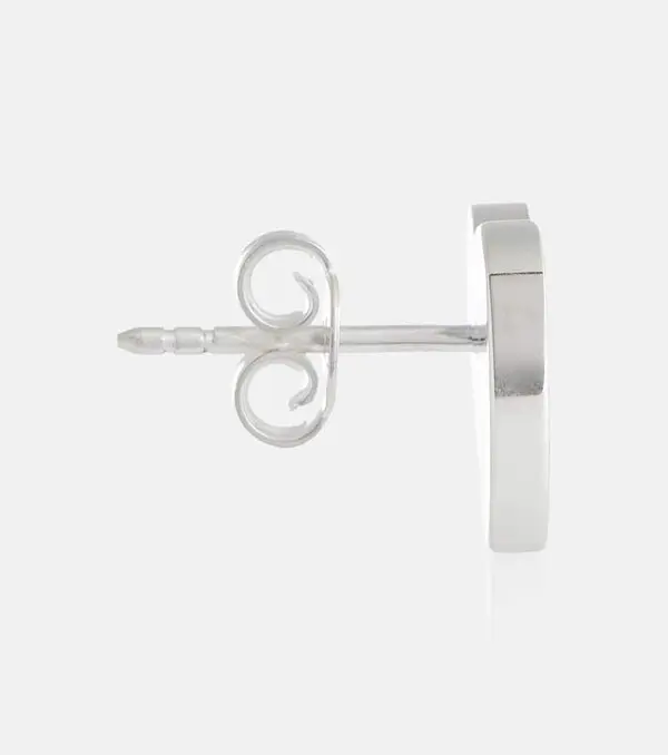 Gucci Sterling Heart Stud Earrings