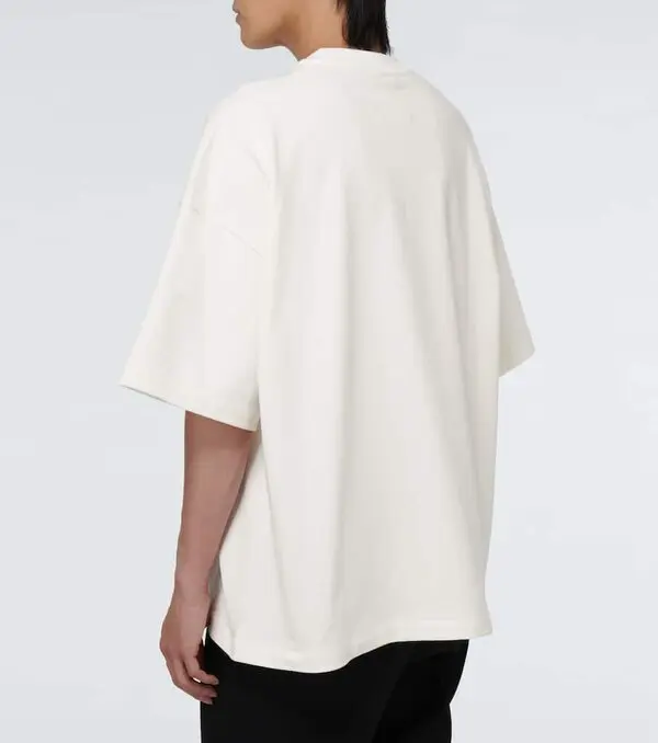 JIL SANDER Logo Short-sleeved Cotton T-shirt - White