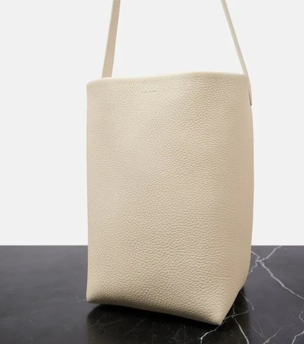 THE ROW N/s Park Medium Leather Tote Bag