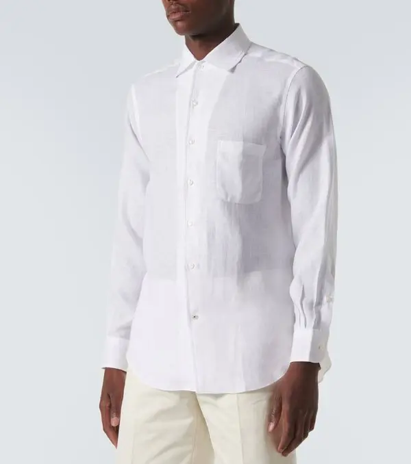 Loro Piana Andre Linen Shirt