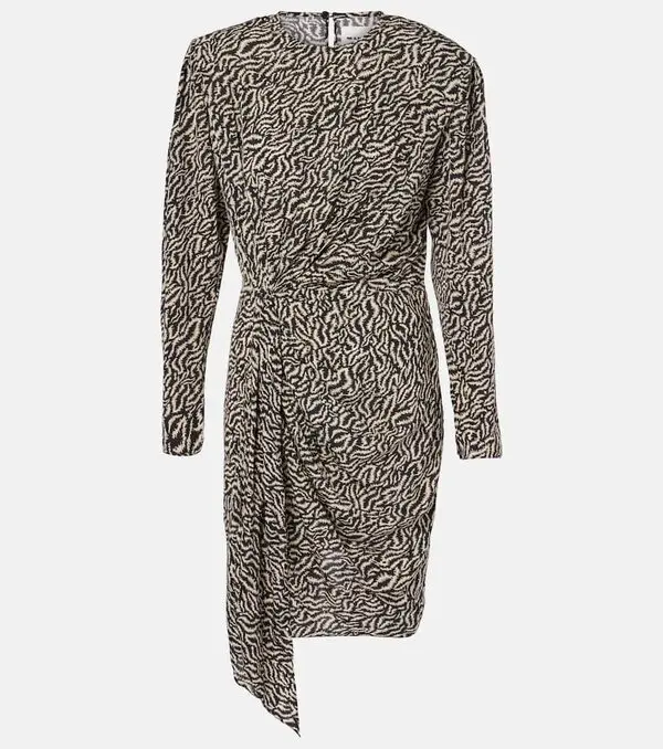 MARANT ETOILE Dulce Printed Mini Dress
