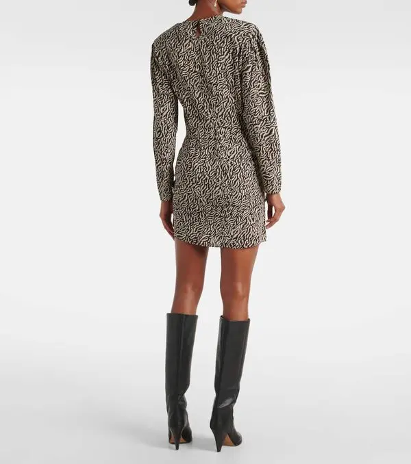MARANT ETOILE Dulce Printed Mini Dress