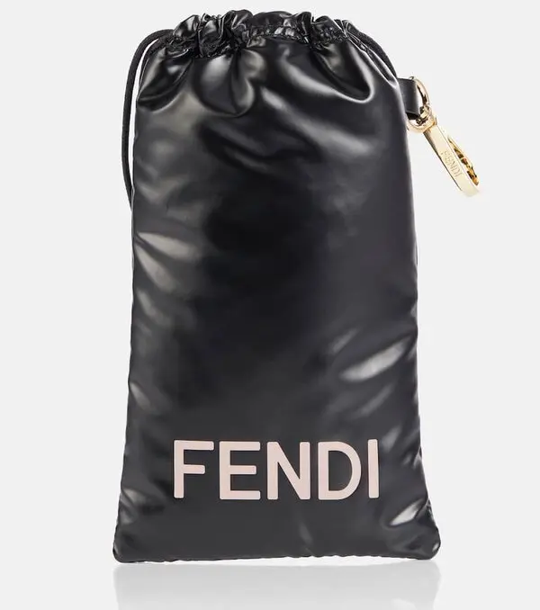 Fendi First Crystal Oval Sunglasses - Blue