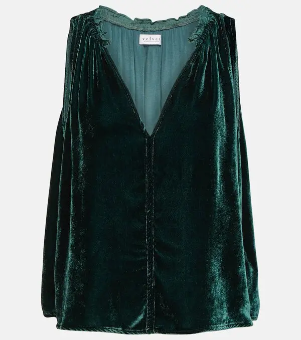 Velvet By Graham & Spencer Prima Tank Top - Green