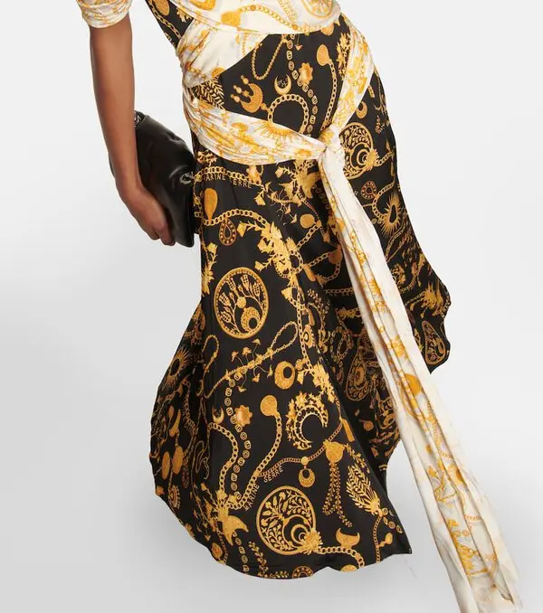 MARINE SERRE Printed Midi Dress - Multicoloured