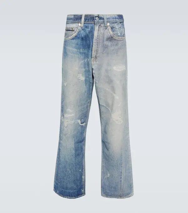 Our Legacy Third Cut Trompe L'oil Straight Jeans - Blue