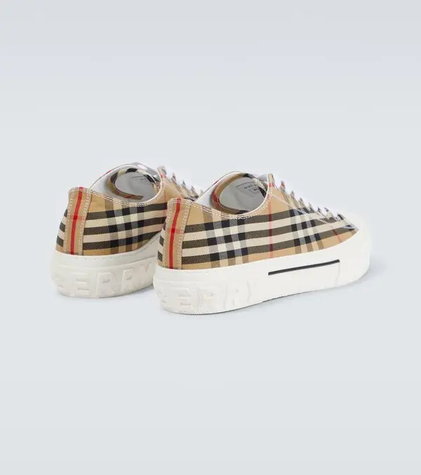 Burberry Check Canvas Sneakers