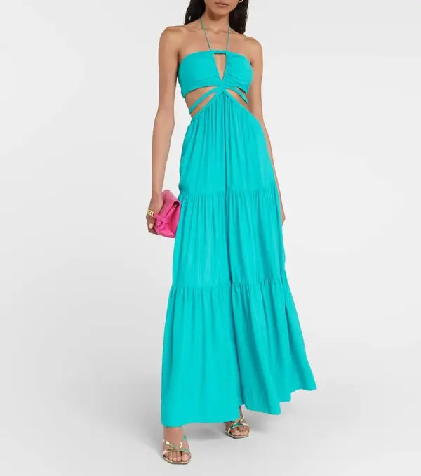 Simkhai Laurel Halterneck Maxi Dress