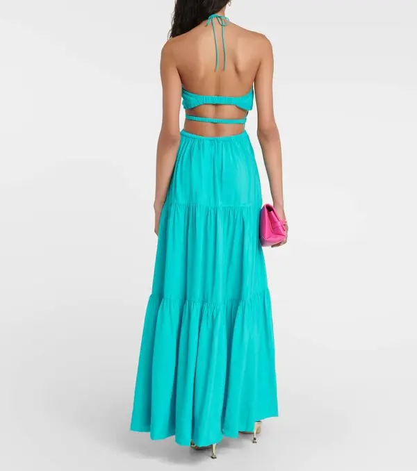 Simkhai Laurel Halterneck Maxi Dress