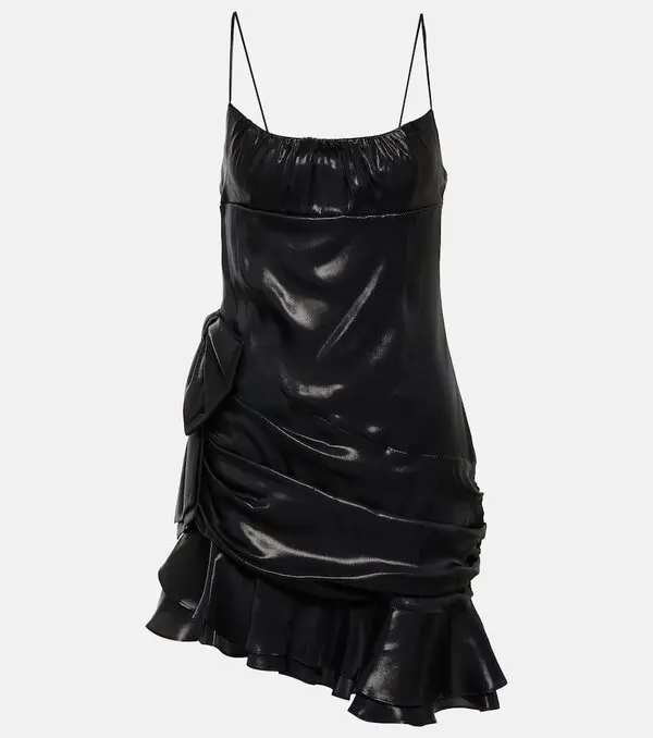 Alessandra Rich Draped Minidress