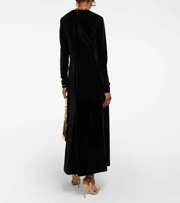Polo Ralph Lauren Velvet Maxi Dress