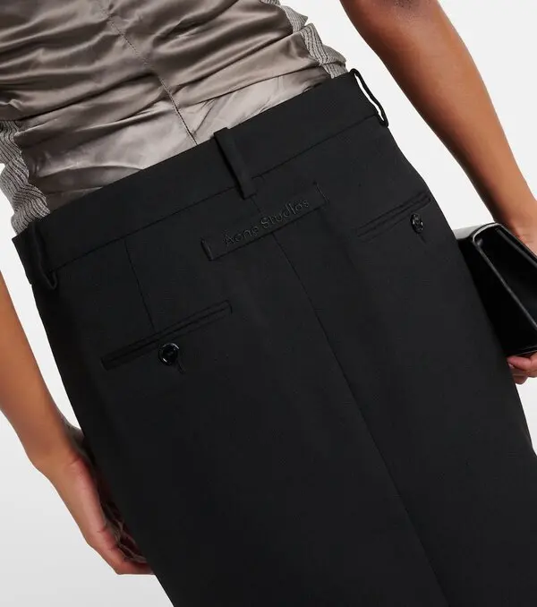 Acne Studios Wool-blend Maxi Skirt