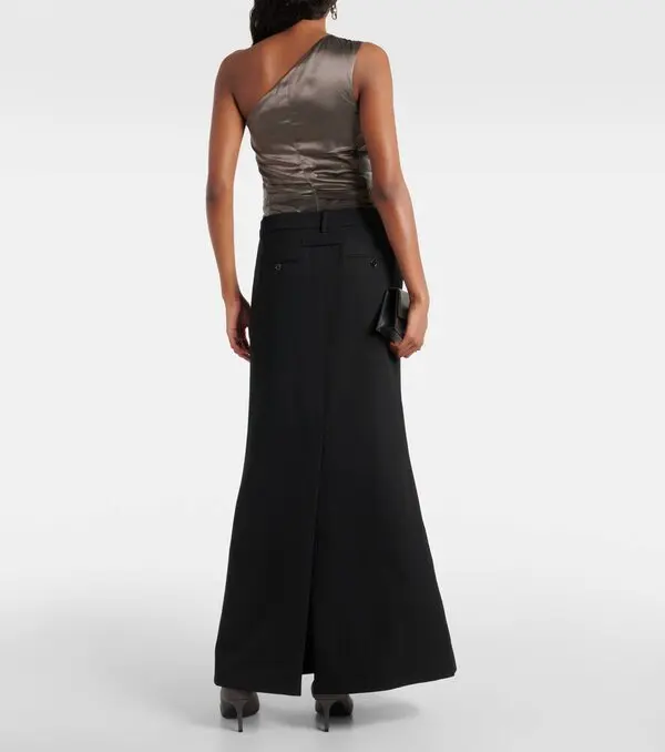 Acne Studios Wool-blend Maxi Skirt