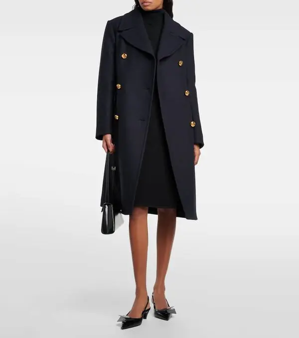 Prada Double-breasted Wool Coat
