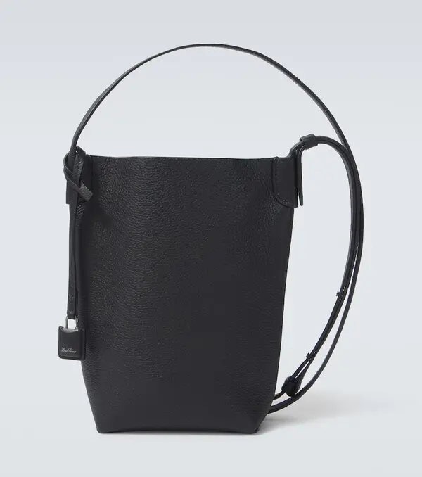 Loro Piana Bale Leather Phone Pouch