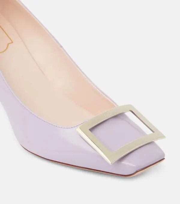 ROGER VIVIER Trompette 70 Patent Leather Pumps