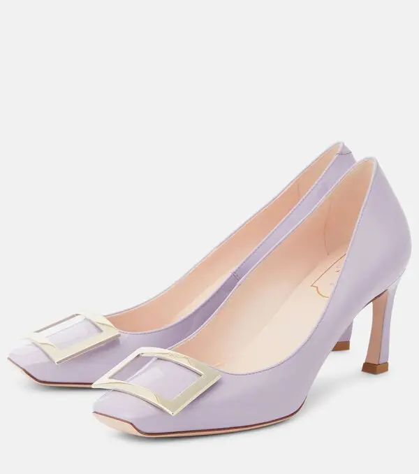 ROGER VIVIER Trompette 70 Patent Leather Pumps