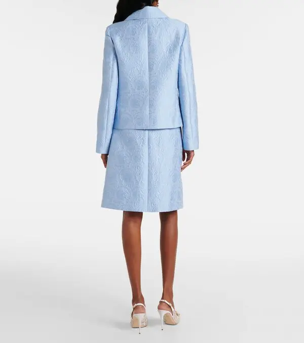 Dolce & Gabbana Cotton And Silk-blend Jacquard Jacket