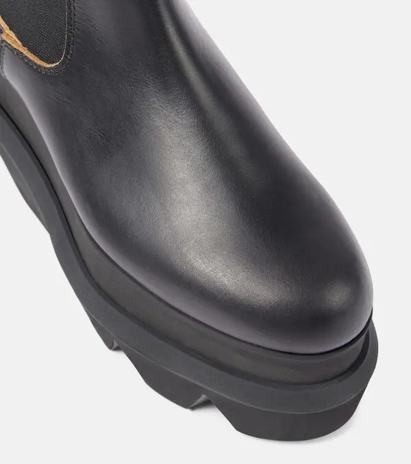 Sacai Leather Chelsea Boots