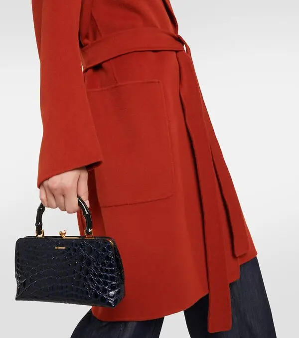 Max Mara Paris Belted Virgin Wool Coat