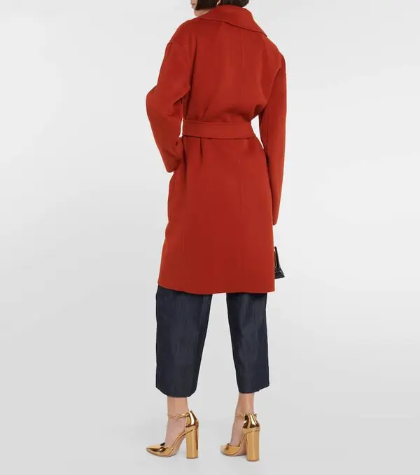 Max Mara Paris Belted Virgin Wool Coat