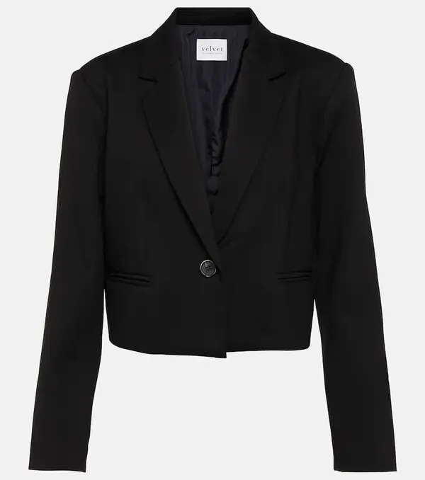 Velvet By Graham & Spencer Anya Cropped Blazer