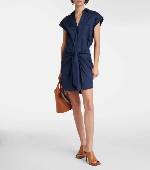 Veronica Beard Aimee Cotton-blend Shirt Dress