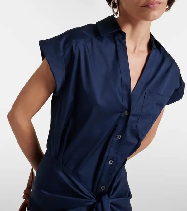 Veronica Beard Aimee Cotton-blend Shirt Dress