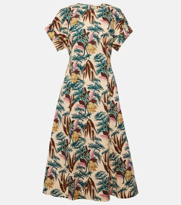 Ulla Johnson Devon Printed Cotton Midi Dress