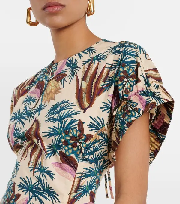 Ulla Johnson Devon Printed Cotton Midi Dress