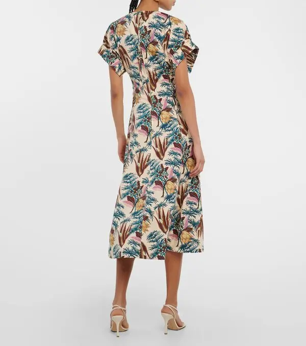 Ulla Johnson Devon Printed Cotton Midi Dress