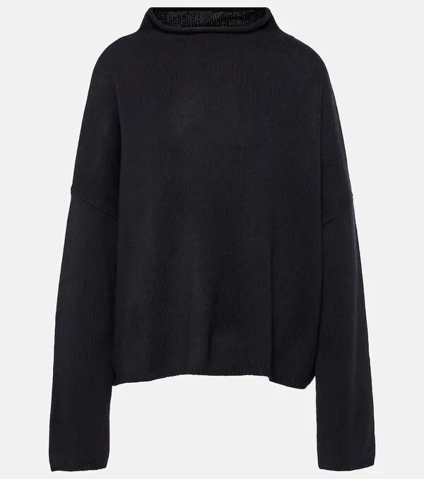 LISA YANG Sandy Cashmere Mockneck Sweater