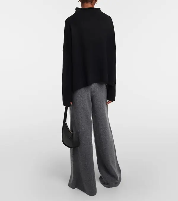 LISA YANG Sandy Cashmere Mockneck Sweater
