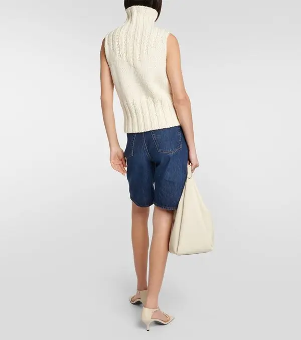 TOTEME Turtleneck Wool Top