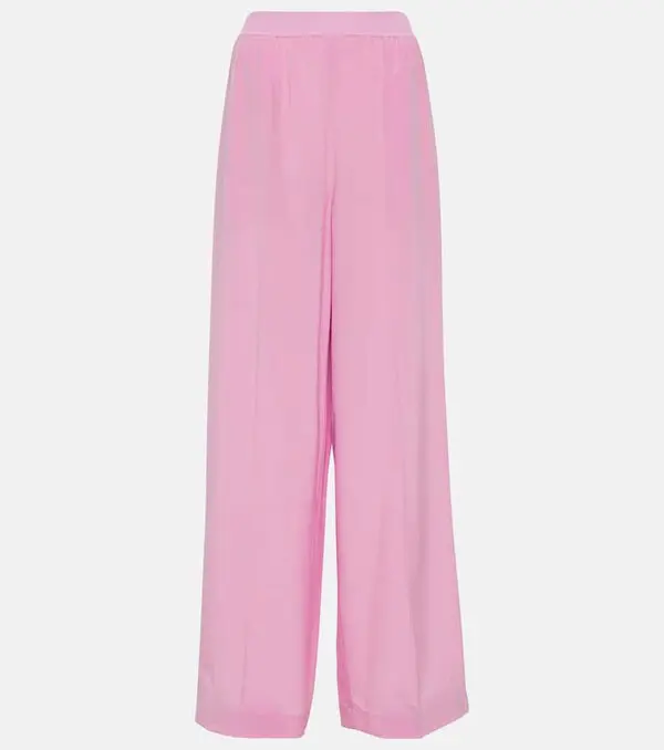 JOSEPH Hulin Silk Crepe Wide-leg Pants