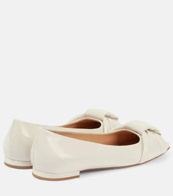 GIANVITO ROSSI Patent Leather Ballerinas
