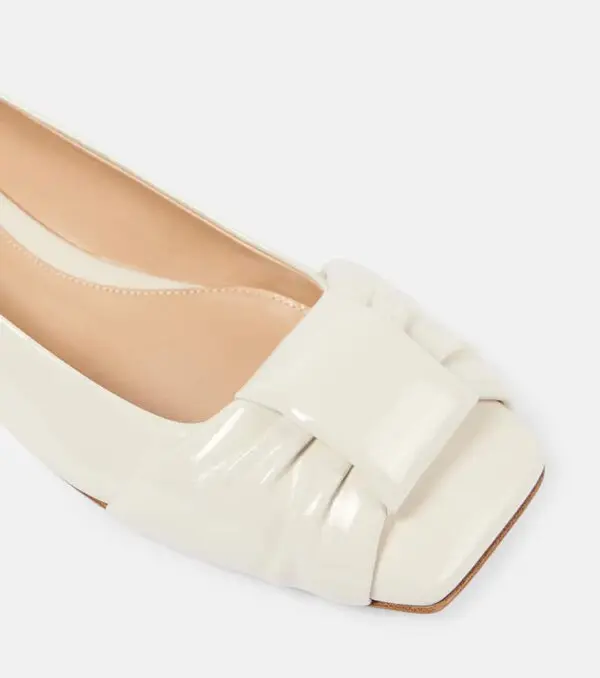 GIANVITO ROSSI Patent Leather Ballerinas