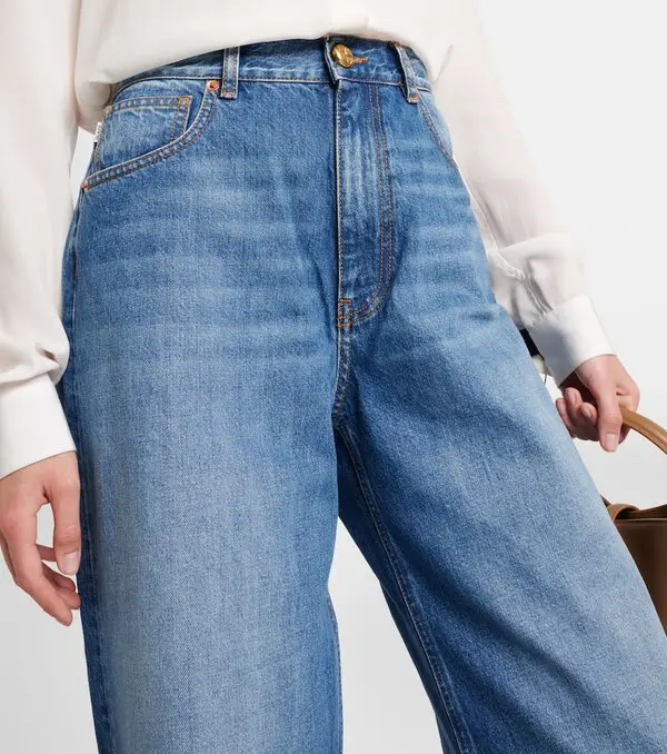 BLAZÉ MILANO Java High-rise Wide-leg Jeans