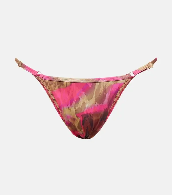 BANANHOT Emi Printed Bikini Bottom - Pink