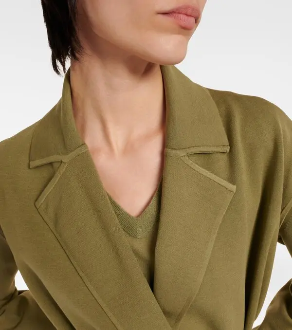 JOSEPH Silk-blend Wrap Coat