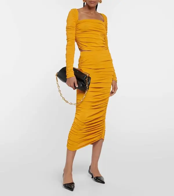 Altuzarra Asgard Ruched Jersey Top
