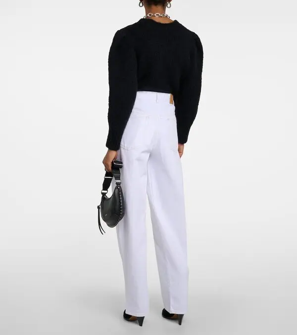 Isabel Marant Étoile Veten High-rise Wide-leg Jeans