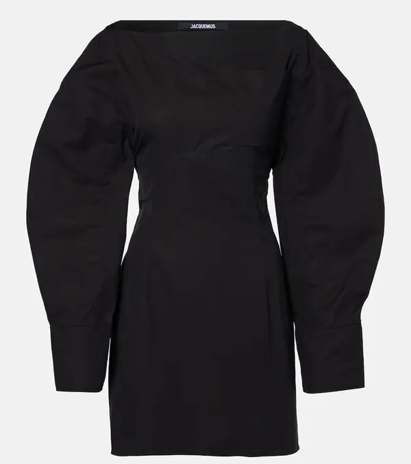 Jacquemus La Robe Chemise Casaco Minidress - Black