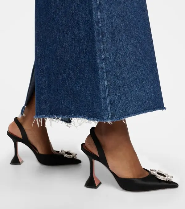 Amina Muaddi Begum Slingback Pumps