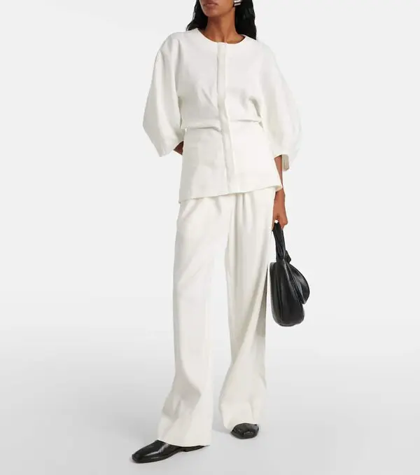 Proenza Schouler Linen-blend Top