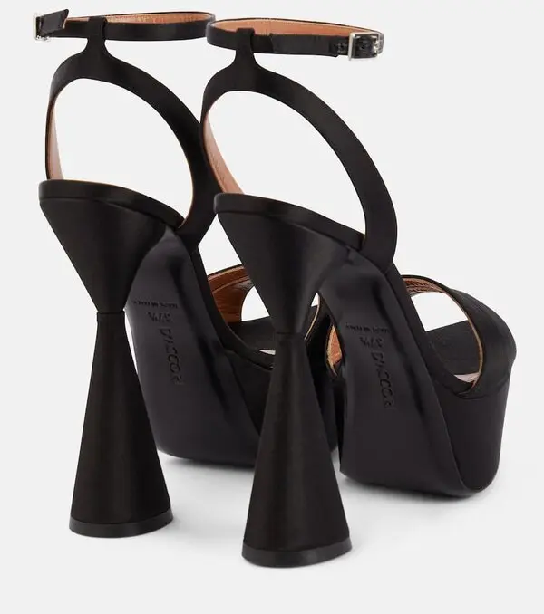 D'ACCORI Skye Satin Platform Sandals