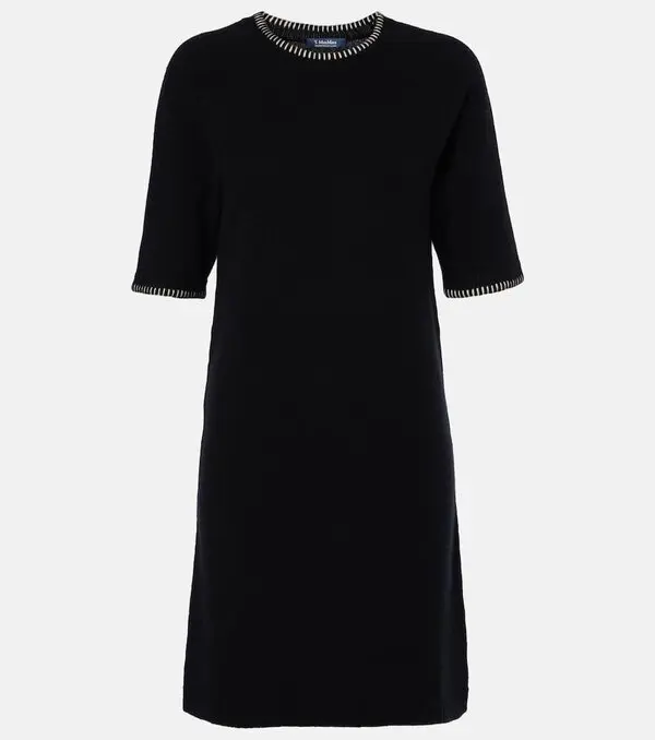 Max Mara Denny Wool And Cashmere Midi Dress
